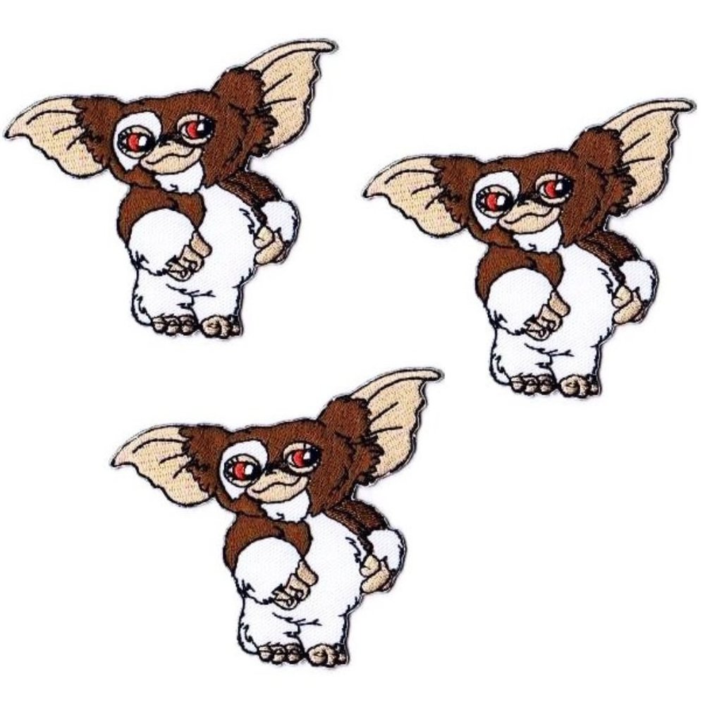 Gremlins Movie Gizmo (3) Patches Iron On Badges - Gem